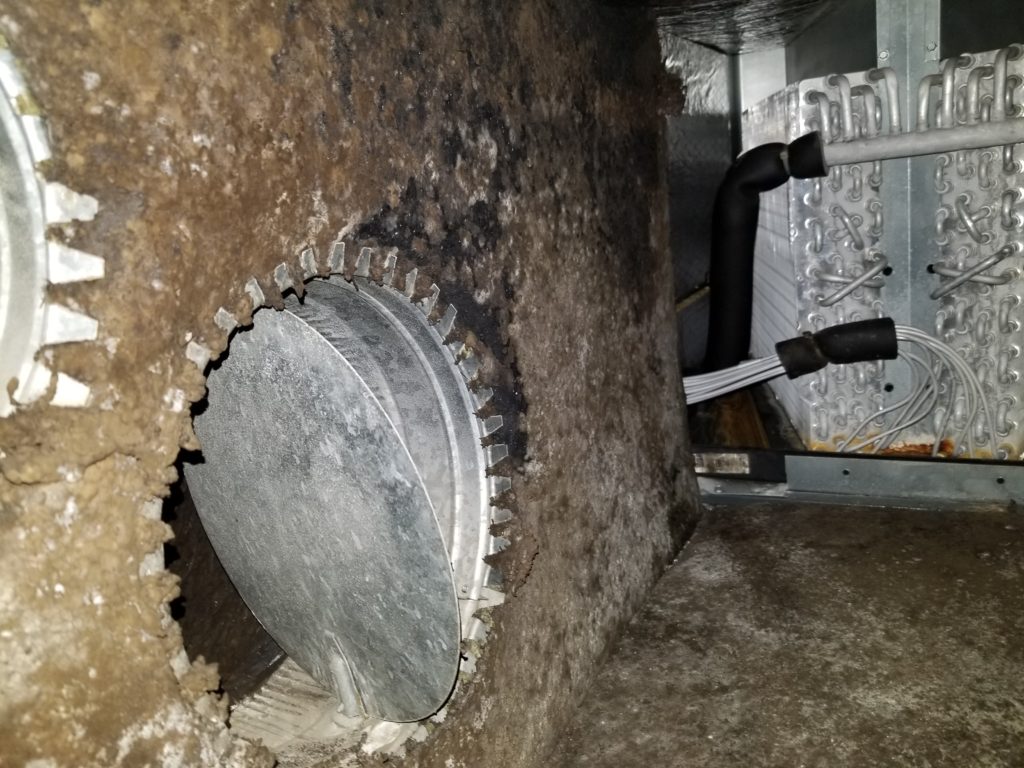 dirty plenum | Air Duct and Dryer Vent Cleaning